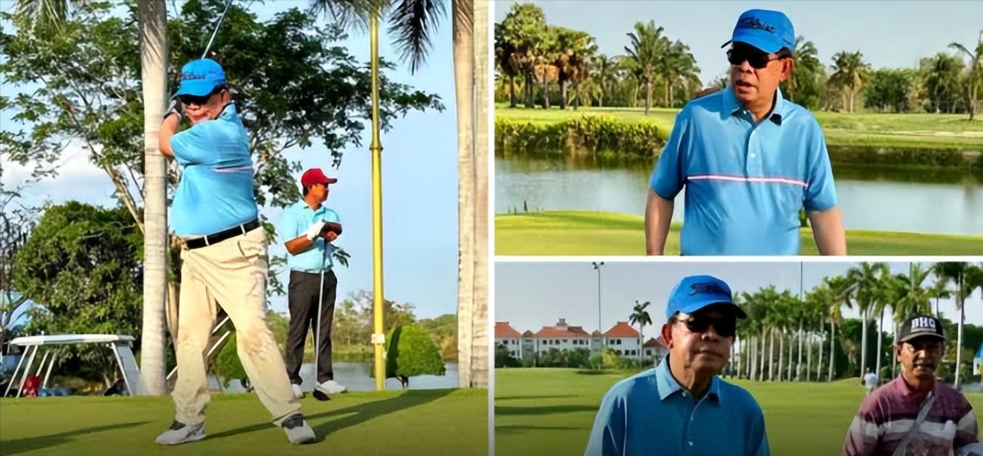 Hun Sen went to play golf after returning to Cambodia: No matter how much work you have to do ...