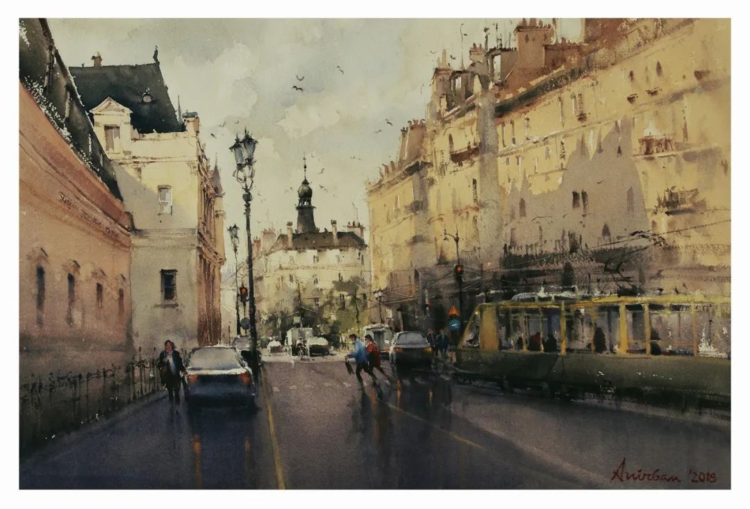 Indian Watercolor Painter Anirban Jana: A Born Artist - iMedia