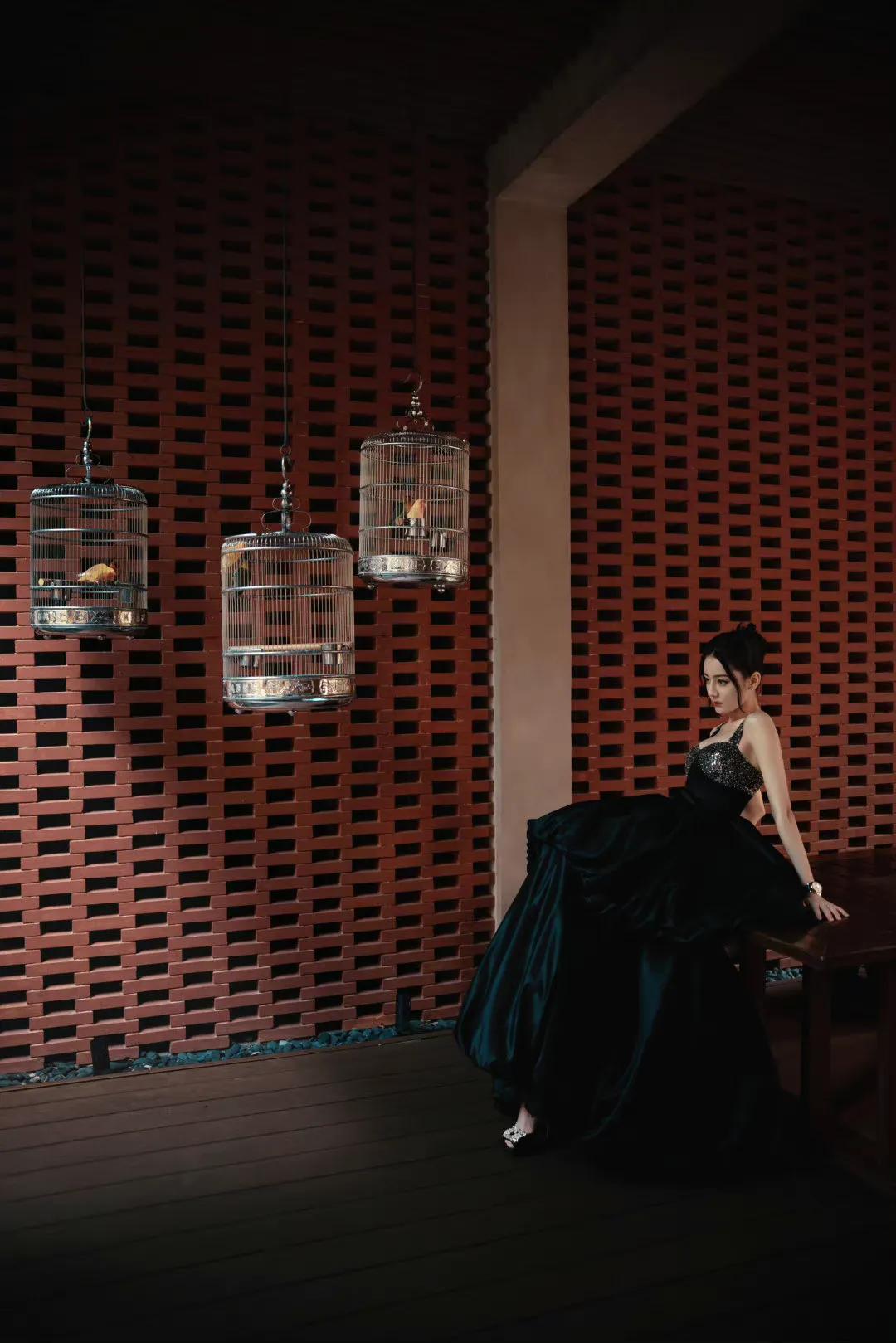 Di Ali Gerba's black diamond dress photo - iNEWS