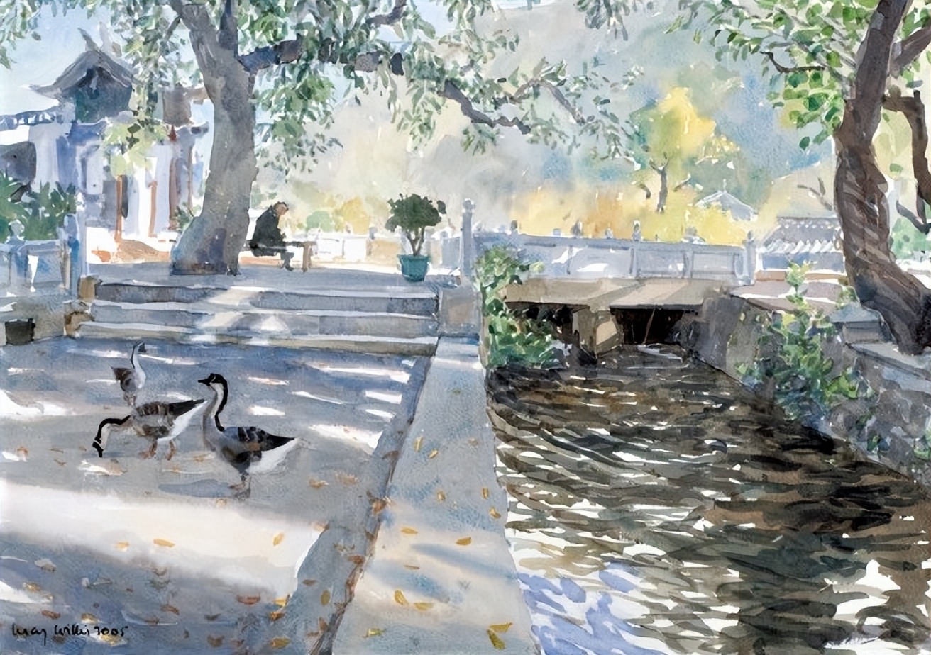 Watercolor summer by British artist Lucy Willis - iNEWS