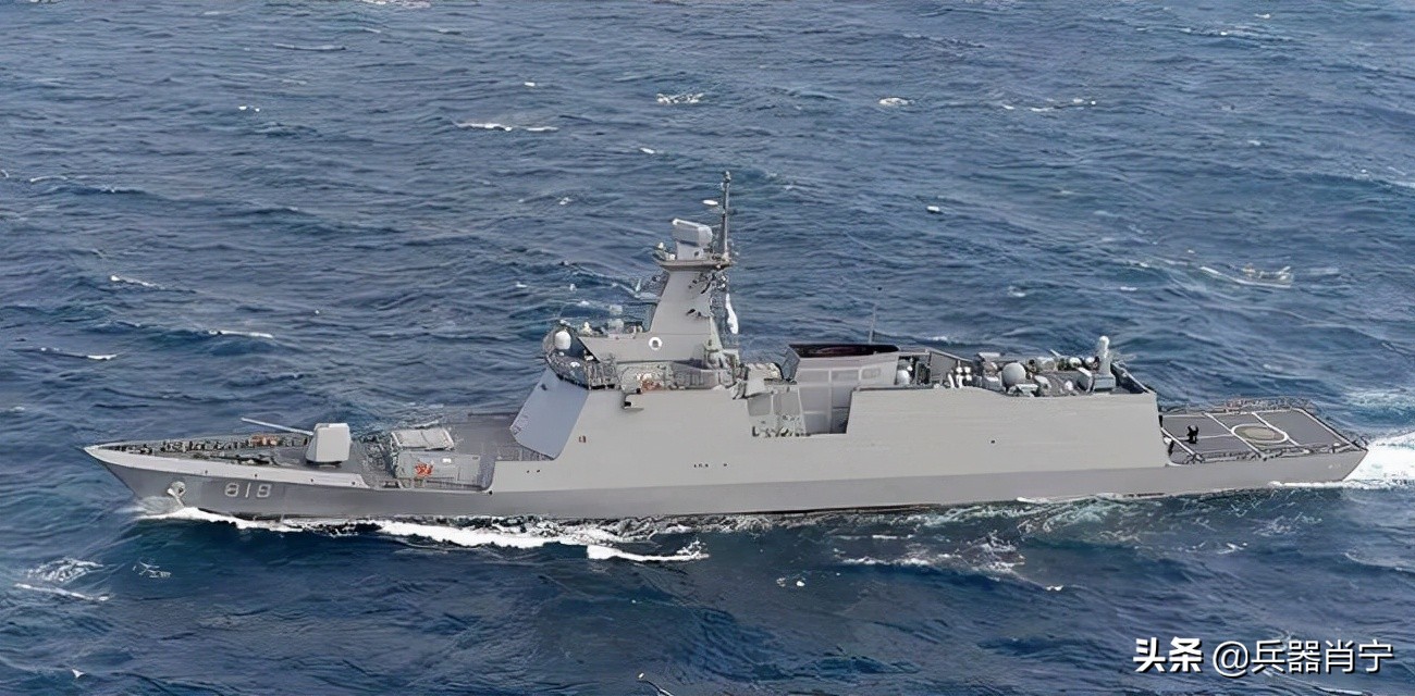 Swear to be ashamed?The launch of the new generation Cheonan battleship ...