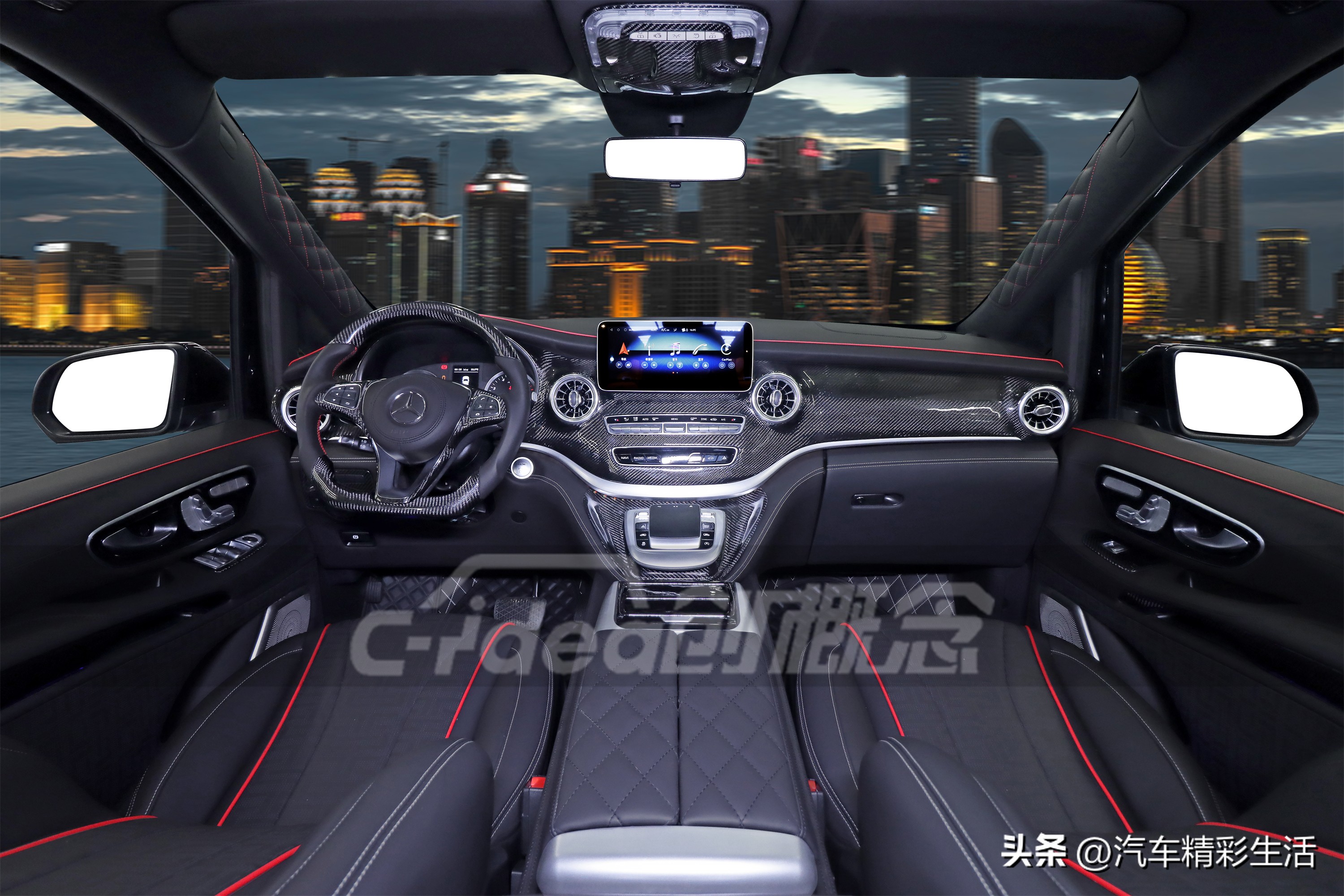 Mercedes-Benz Vito commercial vehicle modified Maybach ceiling light ...