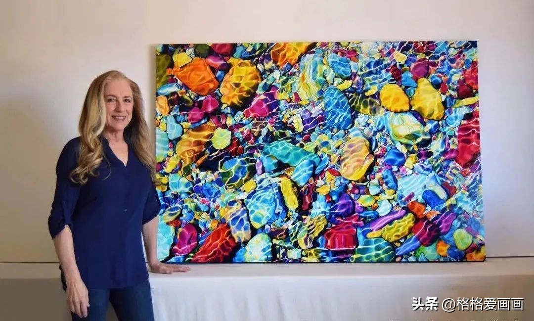 She loves rocks to the point of madness, and the colored lead pebbles ...