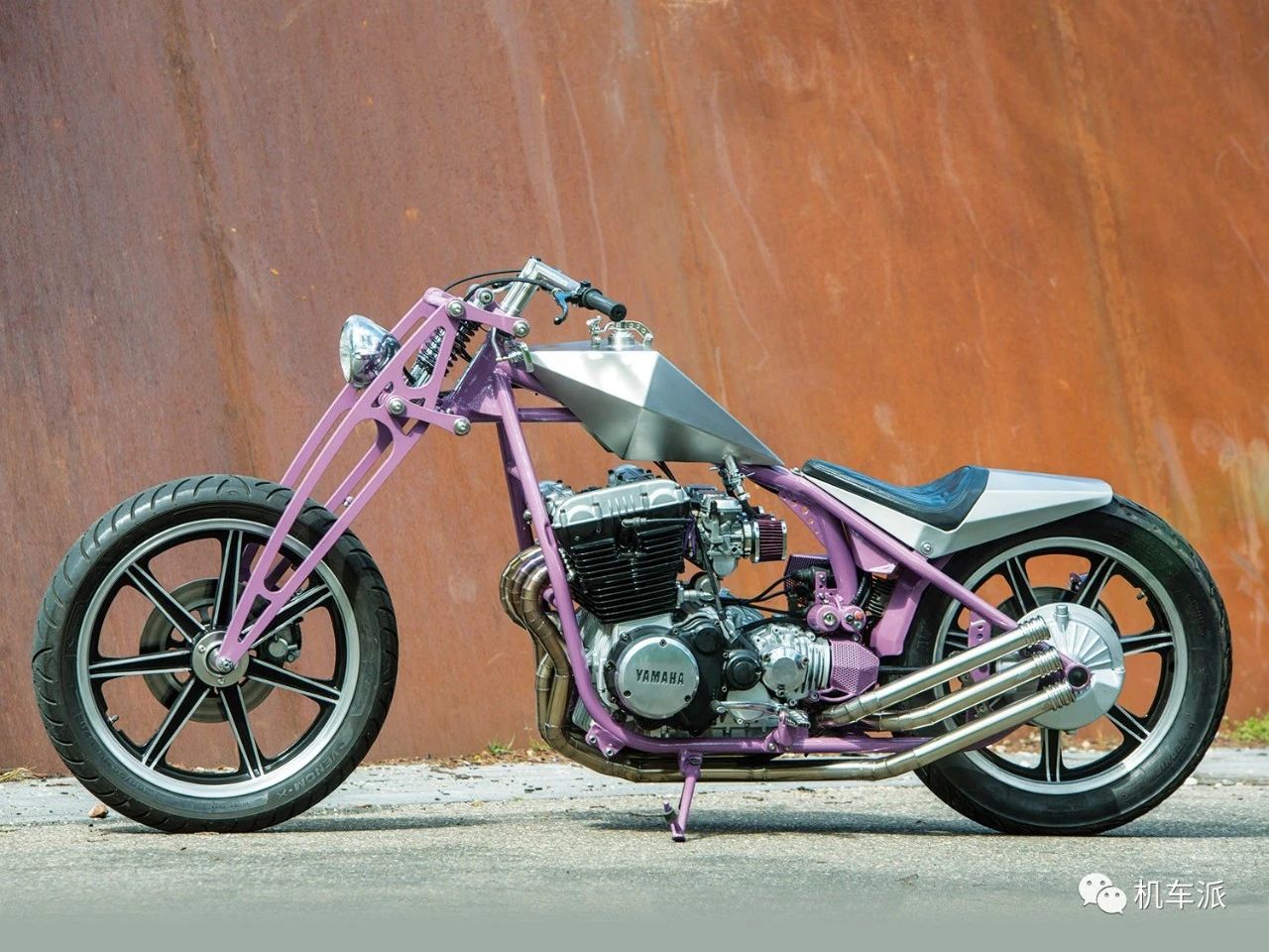 Wacky Chopper Three-Cylinder Yamaha XS750 Modification Appreciation ...