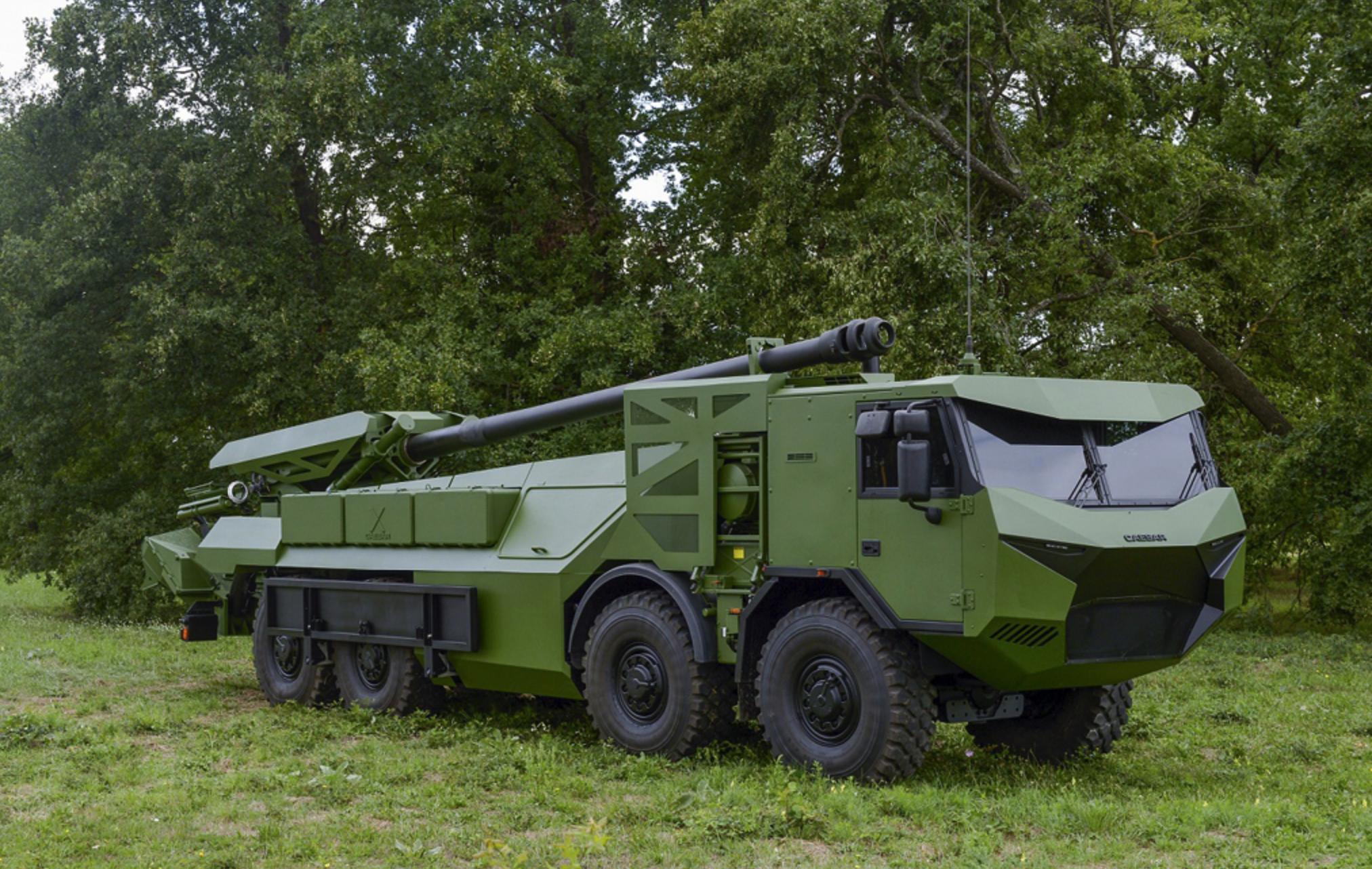 Vehicle-mounted self-propelled howitzer - CAESAR self-propelled ...