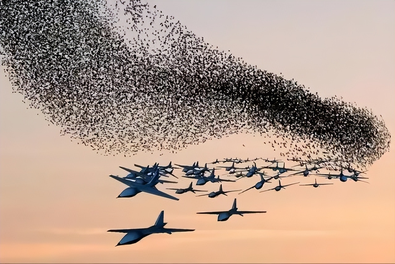 200 drones are launched into the air, controlled by one person. Only ...