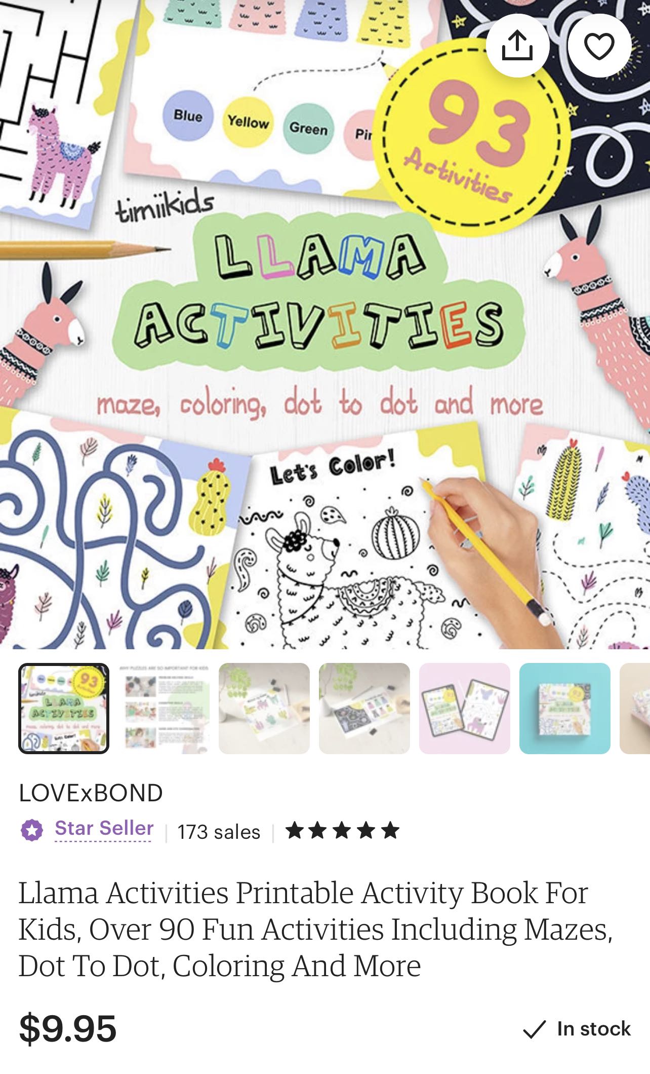 Super cute alpaca themed interactive game book - iNEWS