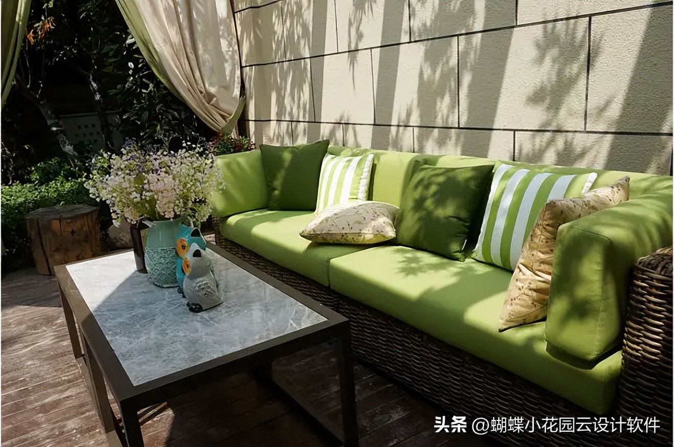 "Courtyard soft decoration" soft landscape style courtyard design - iNEWS