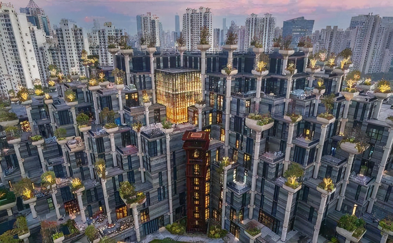 Shanghai's strange buildings look like tombstones from a distance, and ...