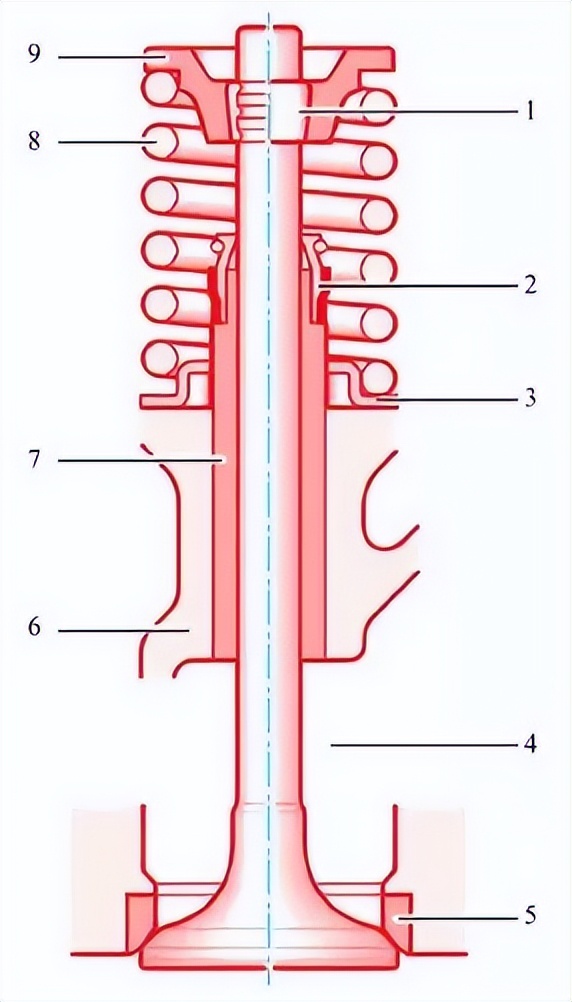 Diagram of the structure and principle of the valve - iMedia