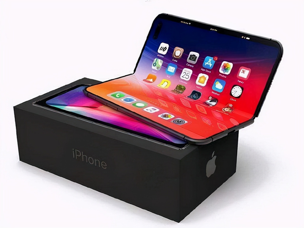 Folding screen iPhone or release this year!iOS+iPadOS dual system, the ...