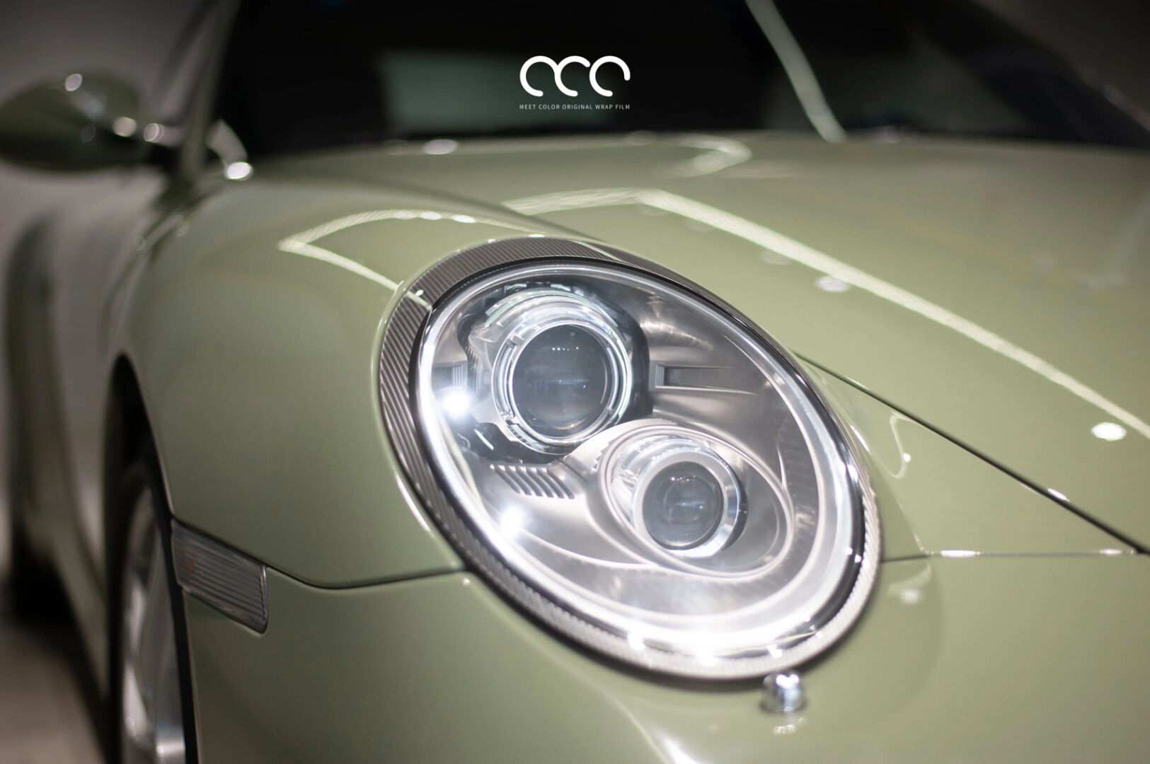 Khaki green diffuse color change film, just the right saturation, very ...