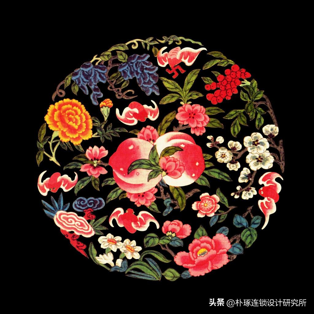 Chinese traditional cultural element pattern-embroidery pattern design ...