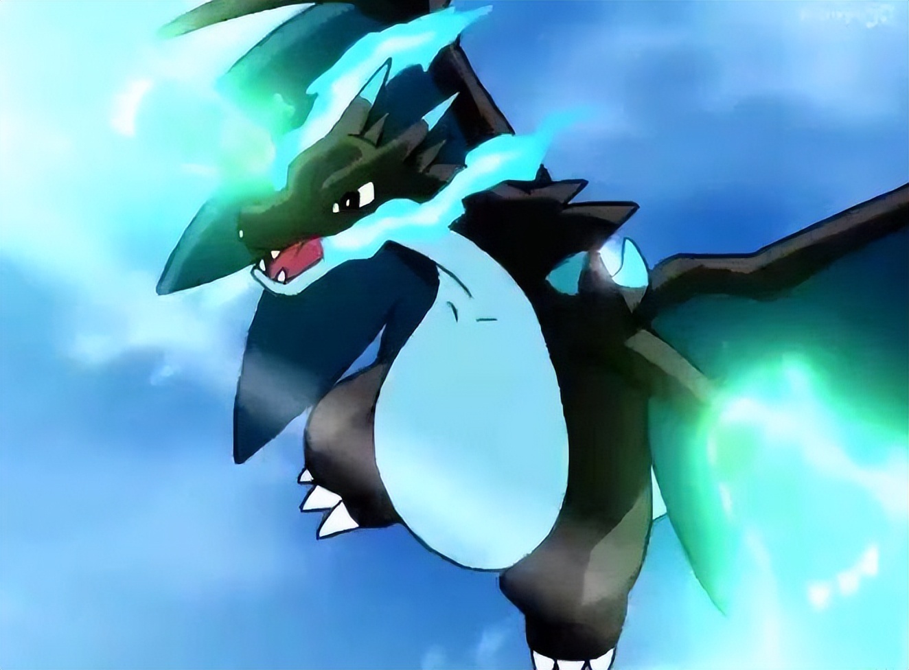 The fire dragon attribute of the ultimate output of "Pokémon", the ...