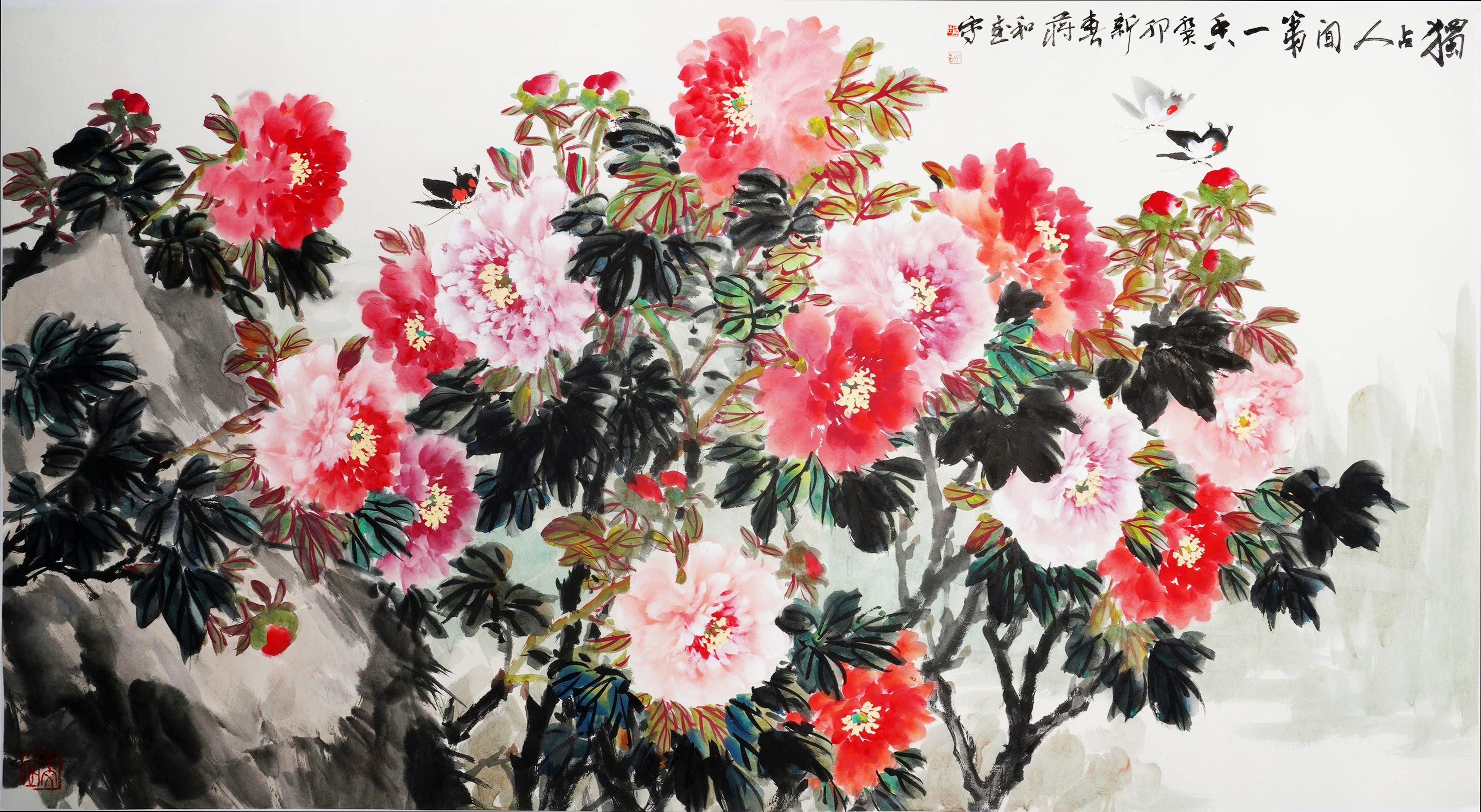 "Zhejiang school of flowers and birds, smart and elegant"; Buerxuan ...