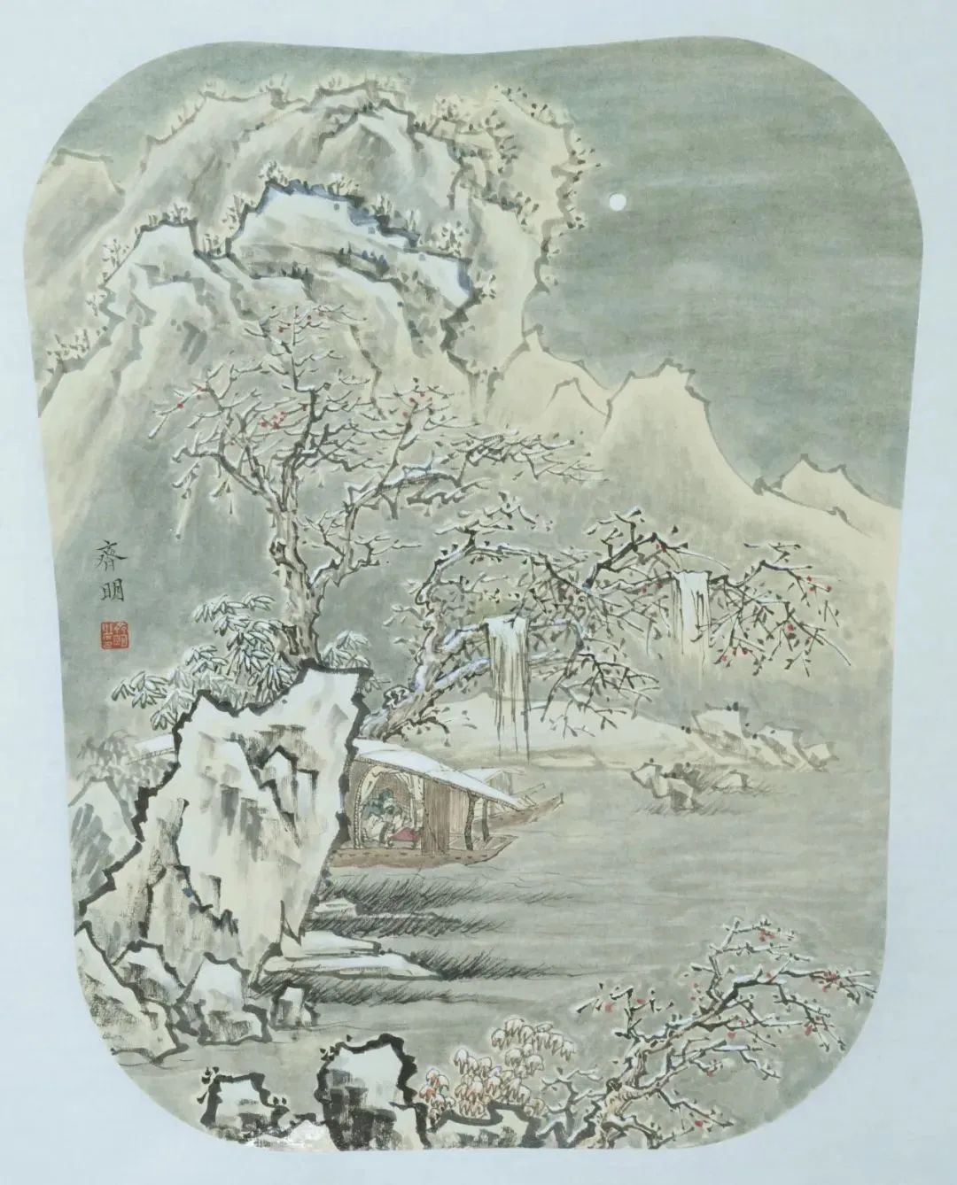Appreciation of Qi Ming's landscape paintings - iNEWS