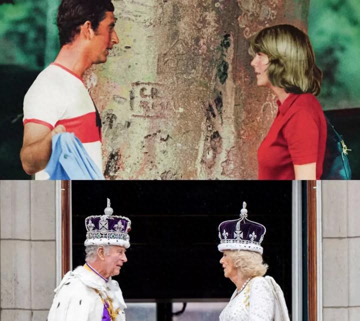Looking at each other after 50 years, Charles and Camilla love each ...
