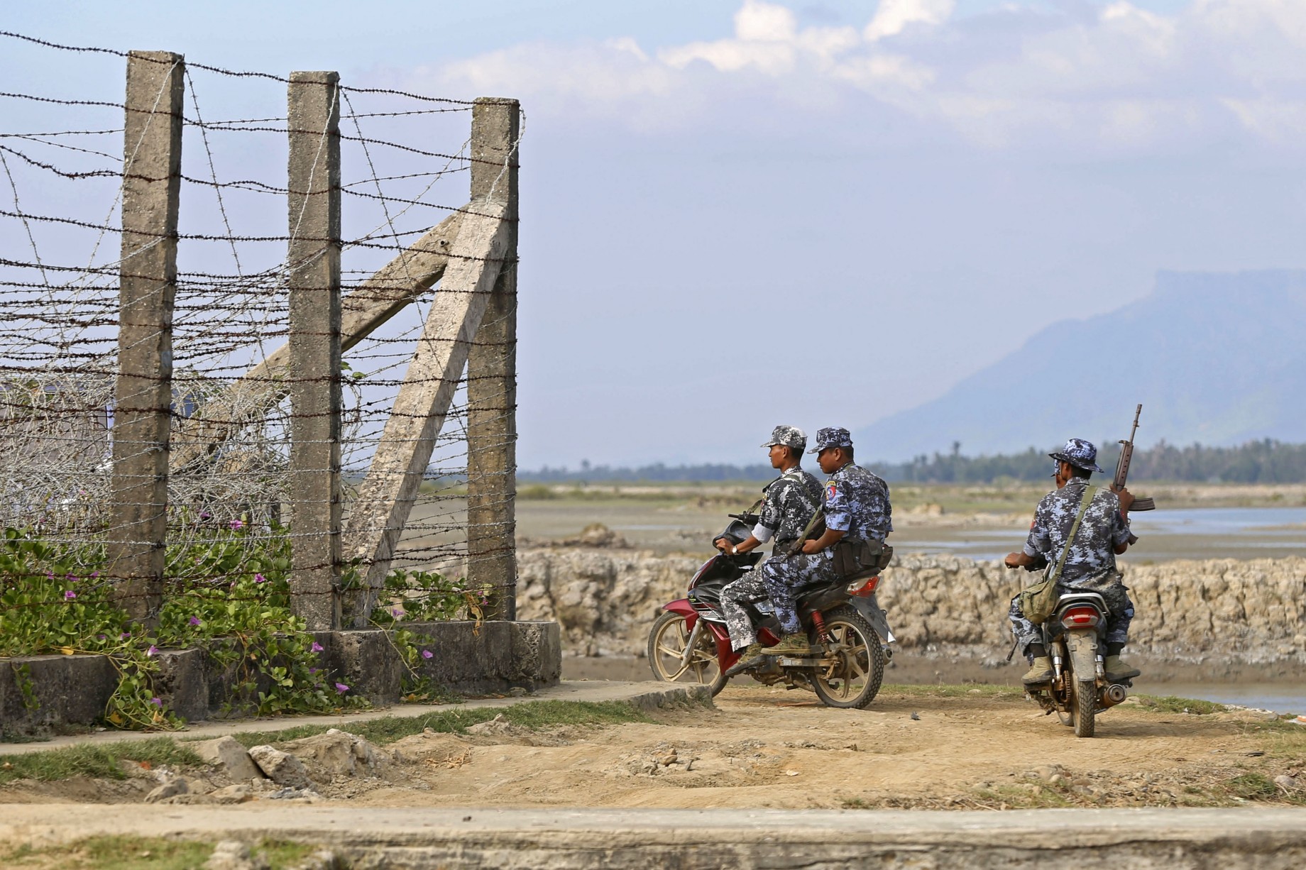 The Myanmar Army dispatched four helicopters to carry out air strikes ...