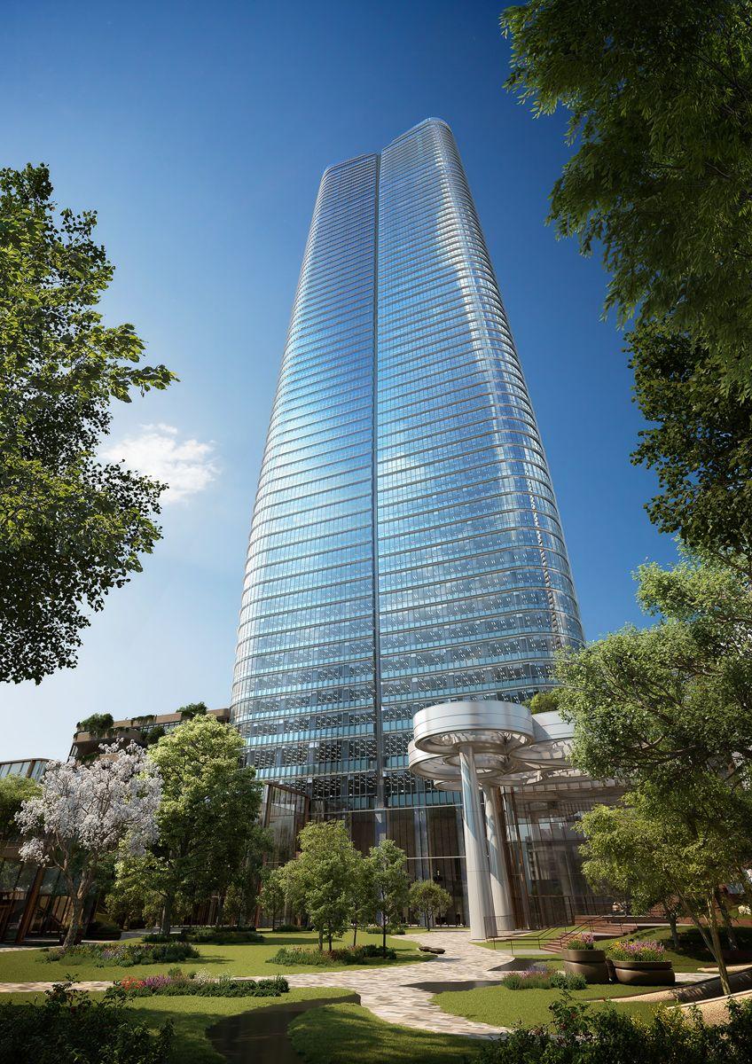 330 meters!Japan's tallest building 'Tora Asa' tops out - iNEWS