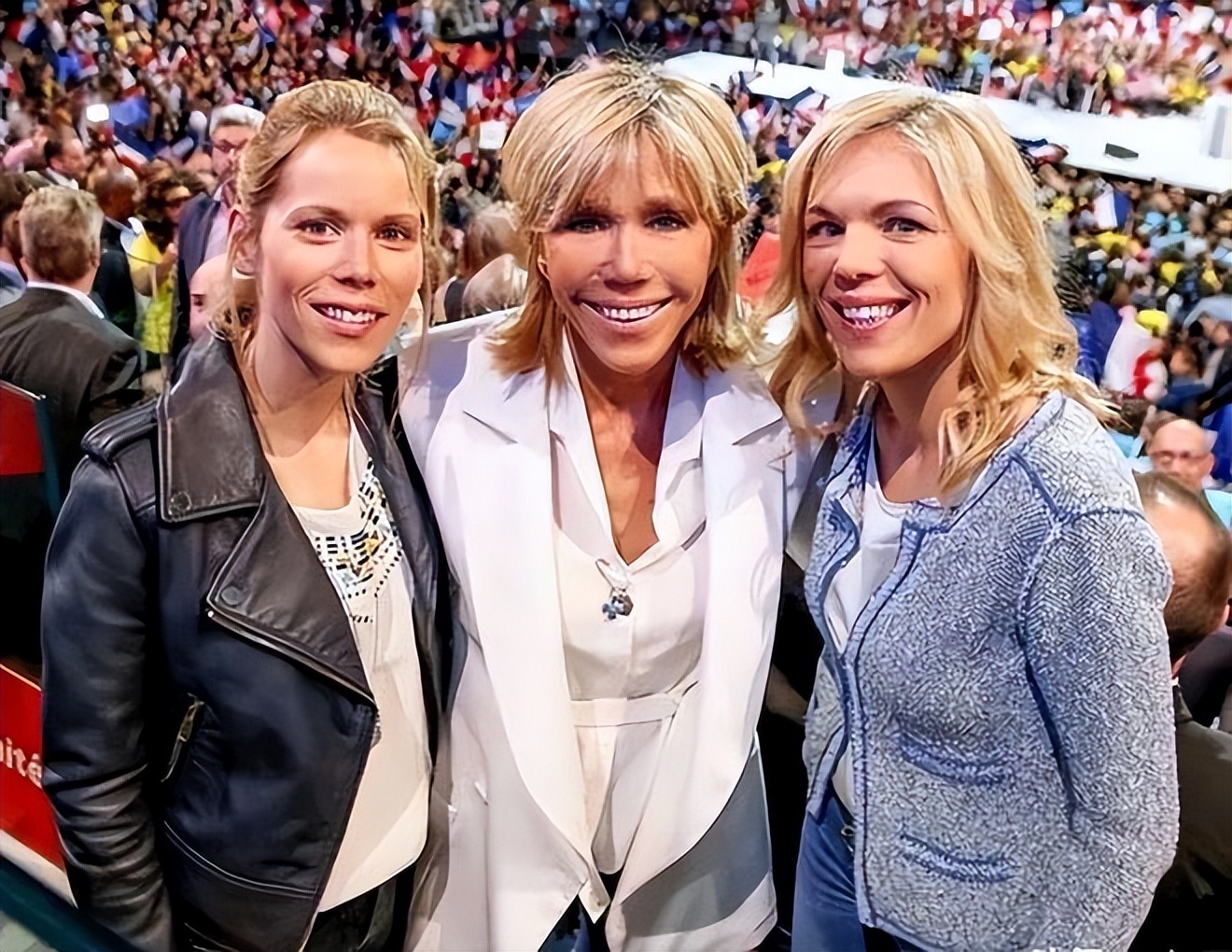 Good luck Brigitte!The 3 children are very filial, the ex-husband is ...