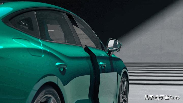 The latest official picture of MG 7 is released, and the front face ...