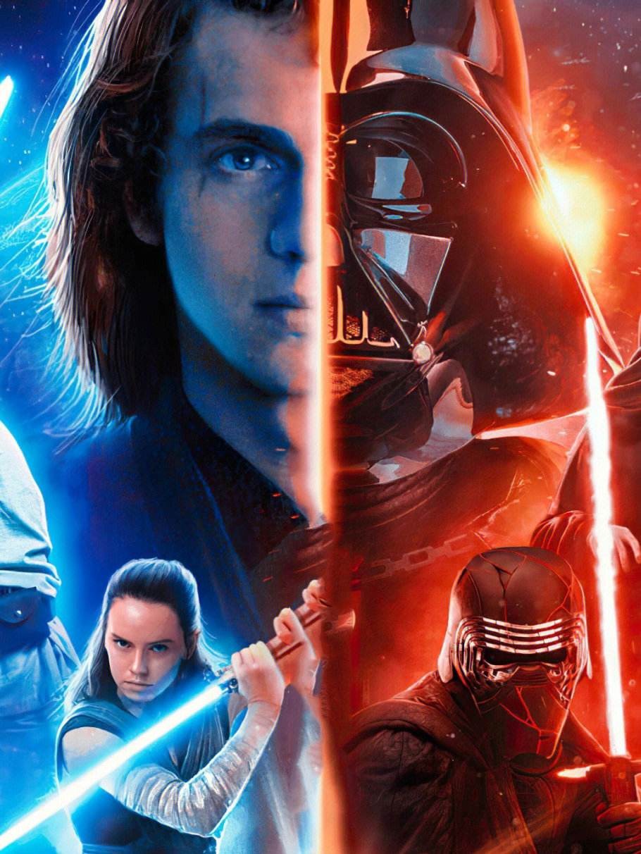 The "Star Wars" series of movies, the film's multi-line narrative and ...