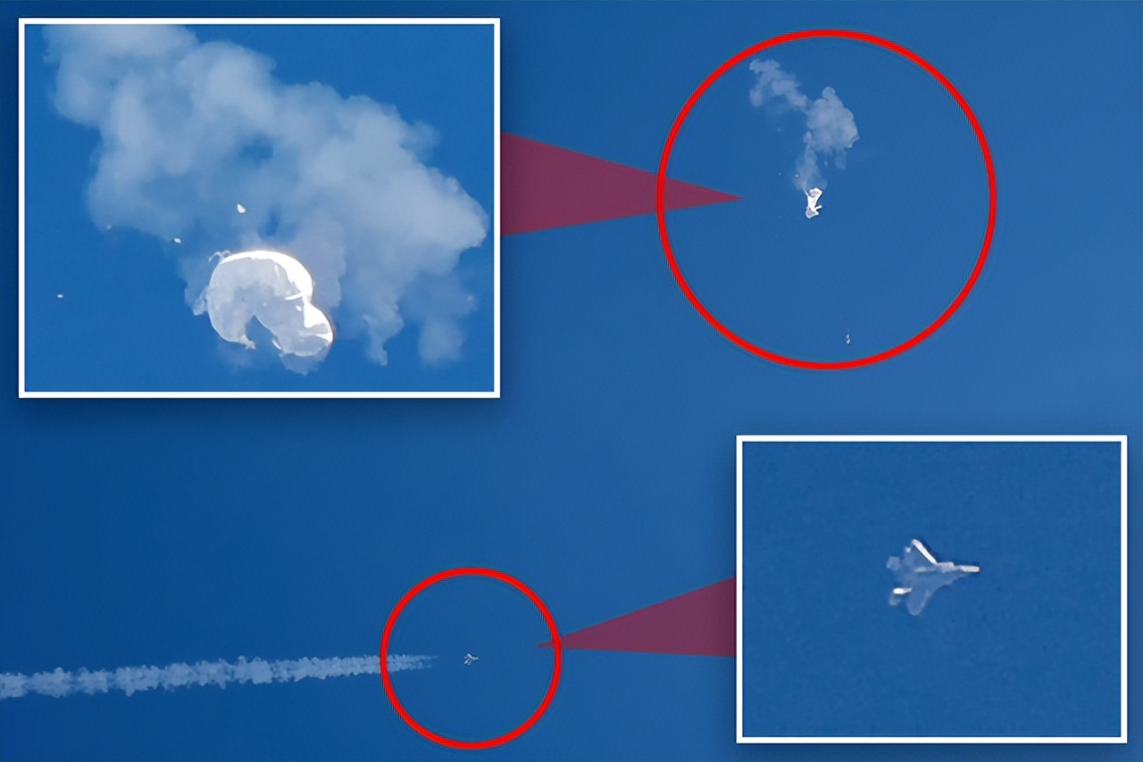 What is the picture of the balloon incident in the United States? The ...