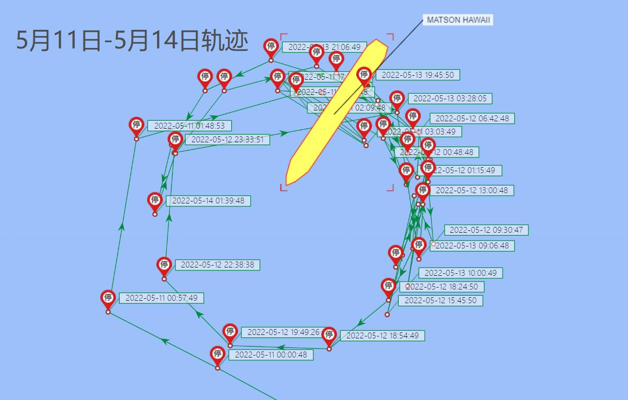 Matson Shipping Tracker: Updates on the positions of ships that did not ...