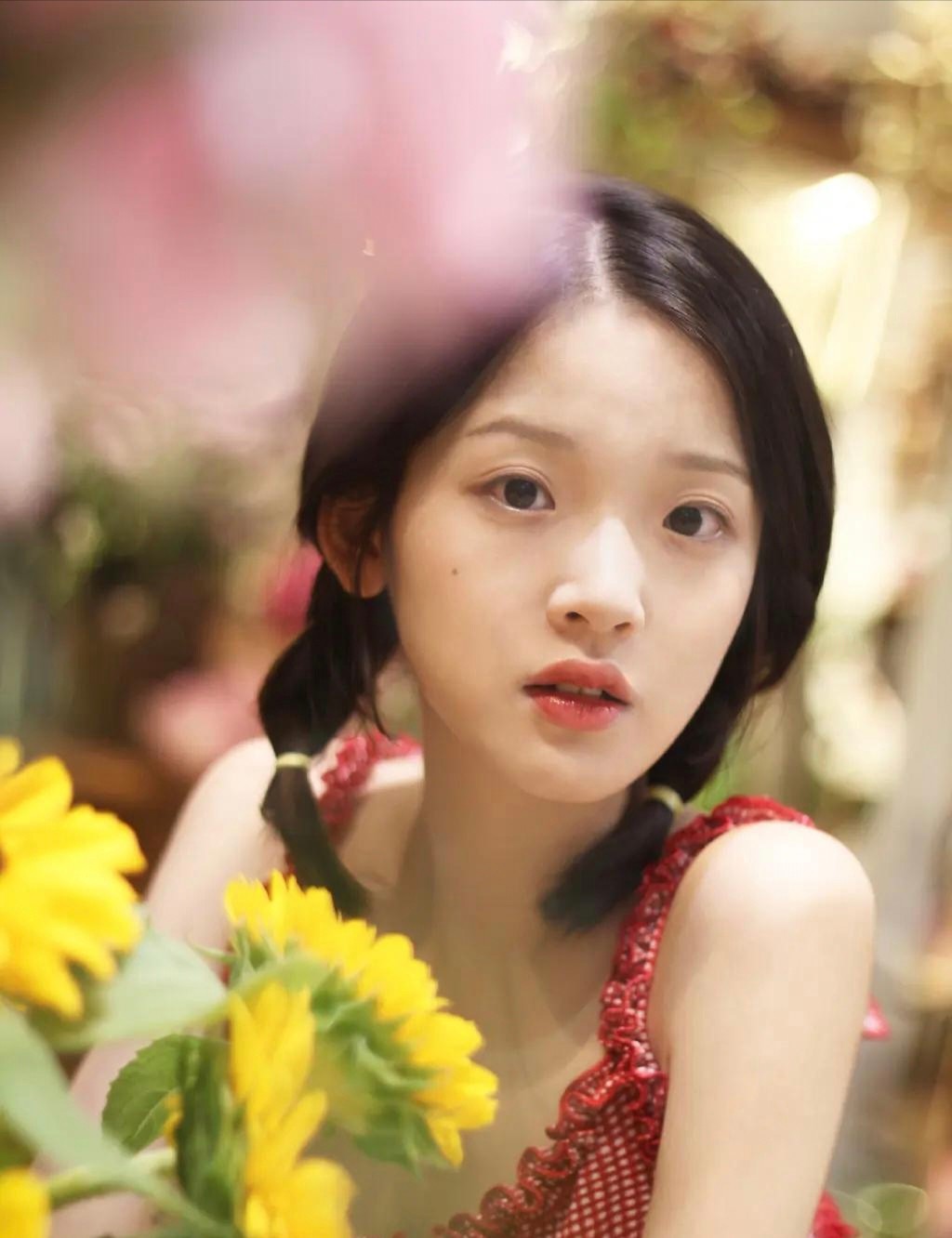 Was selected from 20,000 people to play Lin Daiyu, she looks sweet, and ...