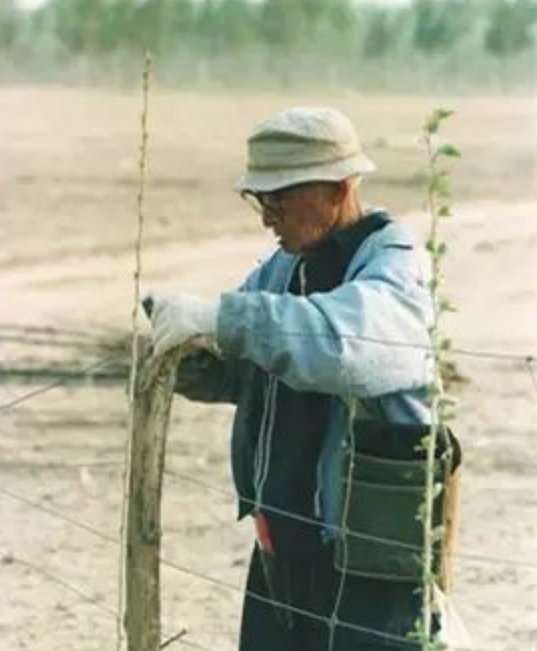 The 83-year-old man insisted on coming to China to plant trees, and ...