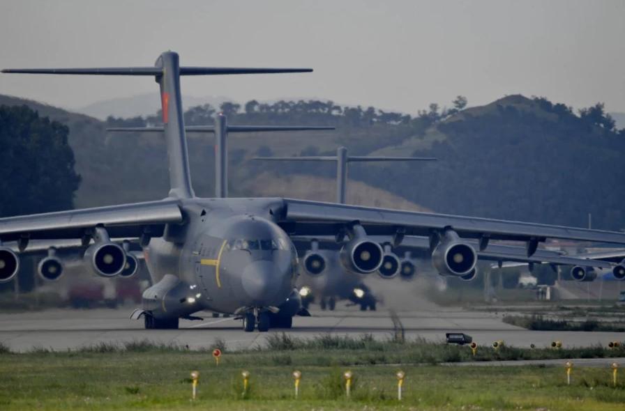 The Chinese Air Force confirmed that the Yun-20 was harassed by foreign ...