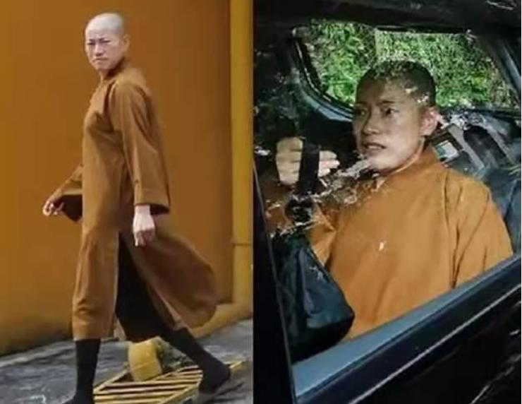 The nun drove a luxury car to live in a villa and married two monks ...