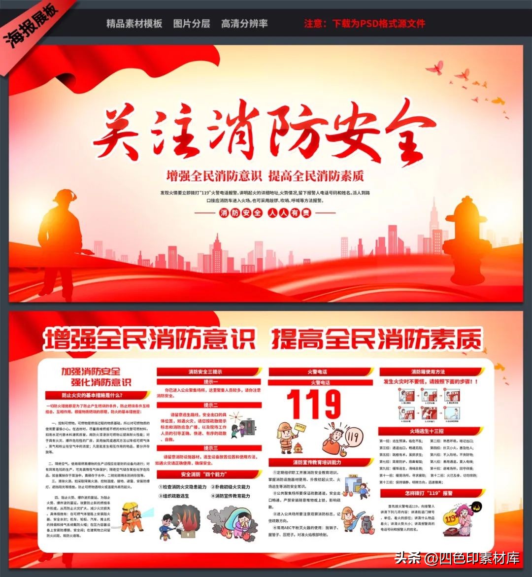 Issue 3180 20 Fire Safety Knowledge Bulletin Board Posters Wall Chart ...