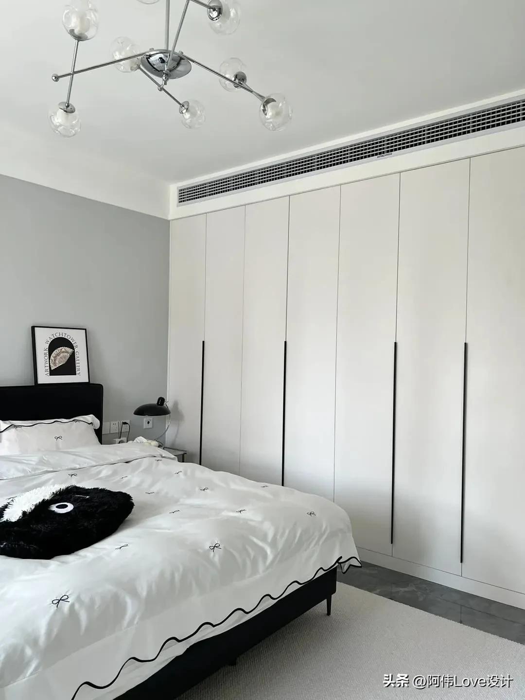 The minimalist cabinet door is not only one door to the top, but also ...