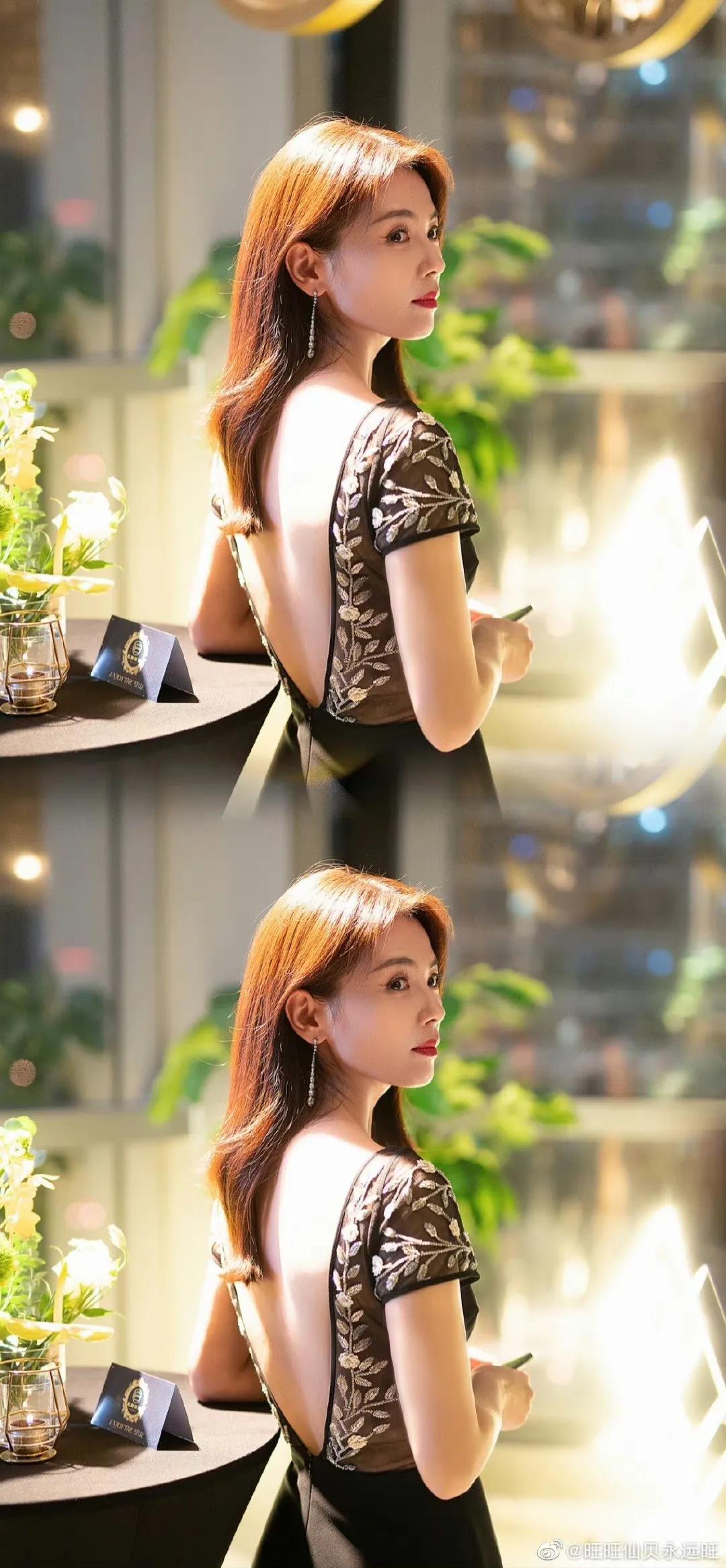 Liu Tao wears "additional French style", which is elegant and ...