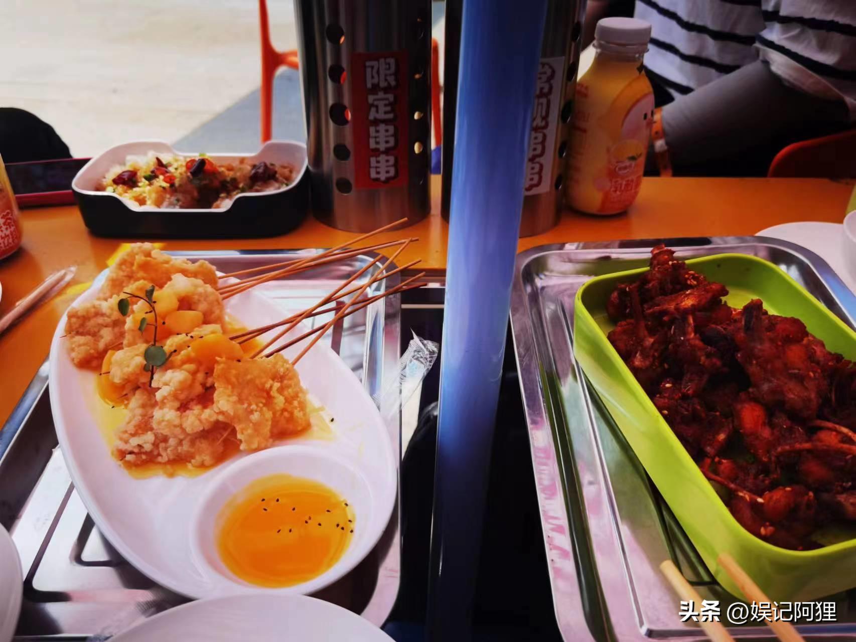 Northeast recording of barbecue food show! Grilled skewers, chicken ...