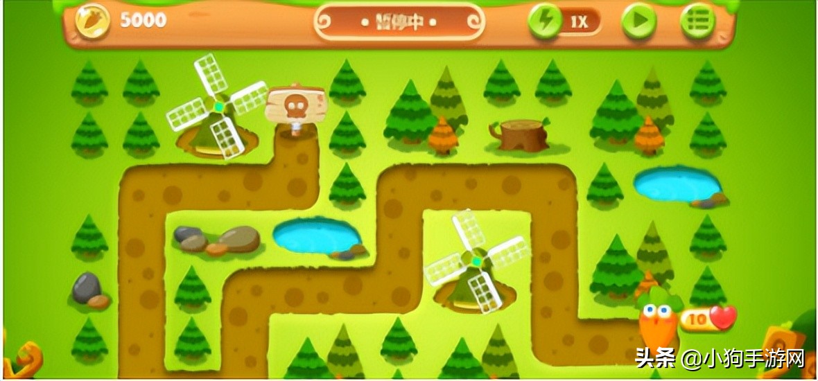 Defend Radish 2 mobile game level 29 clearance strategy - iNEWS