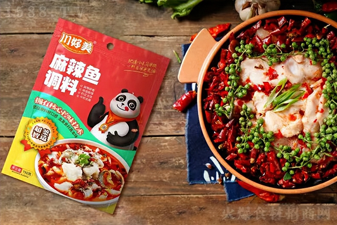Chuanhaomei spicy fish seasoning, with a mellow aroma, can taste a ...