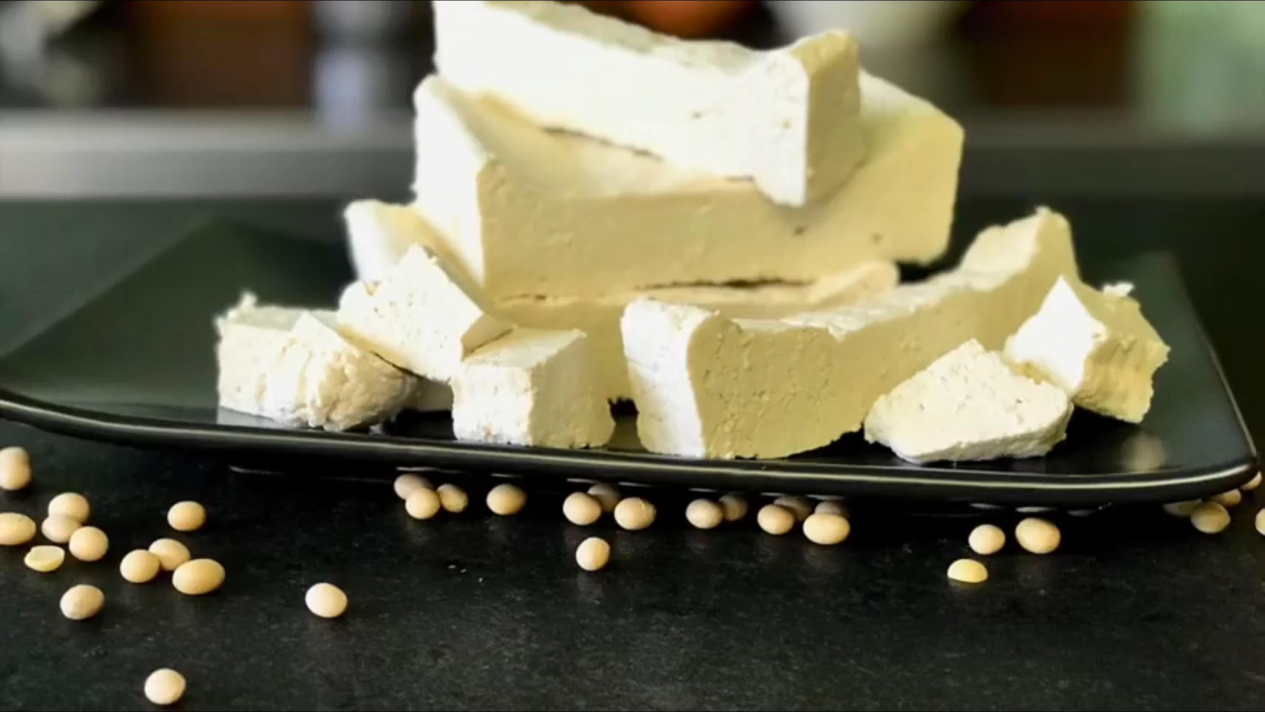 Make tofu by hand at home, just four steps, let you eat fresh and ...