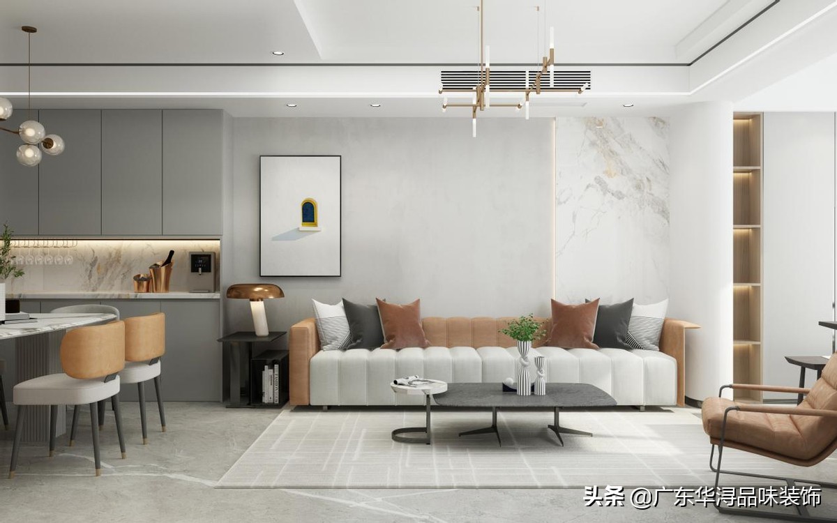 140 square meters modern and simple duplex, the environment of the ...