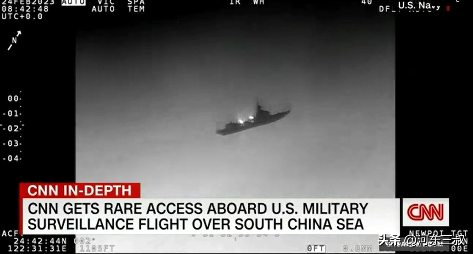 P8A played a rogue in the South China Sea, leaped over the 052D Changsha ship at low altitude ...