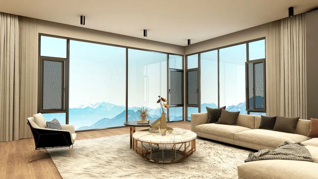 Very good! Choose the window with integrated window screen like this ...