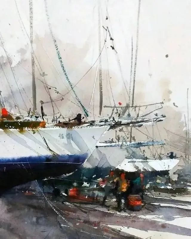 Appreciation of the watercolour landscape paintings of Italian painter ...