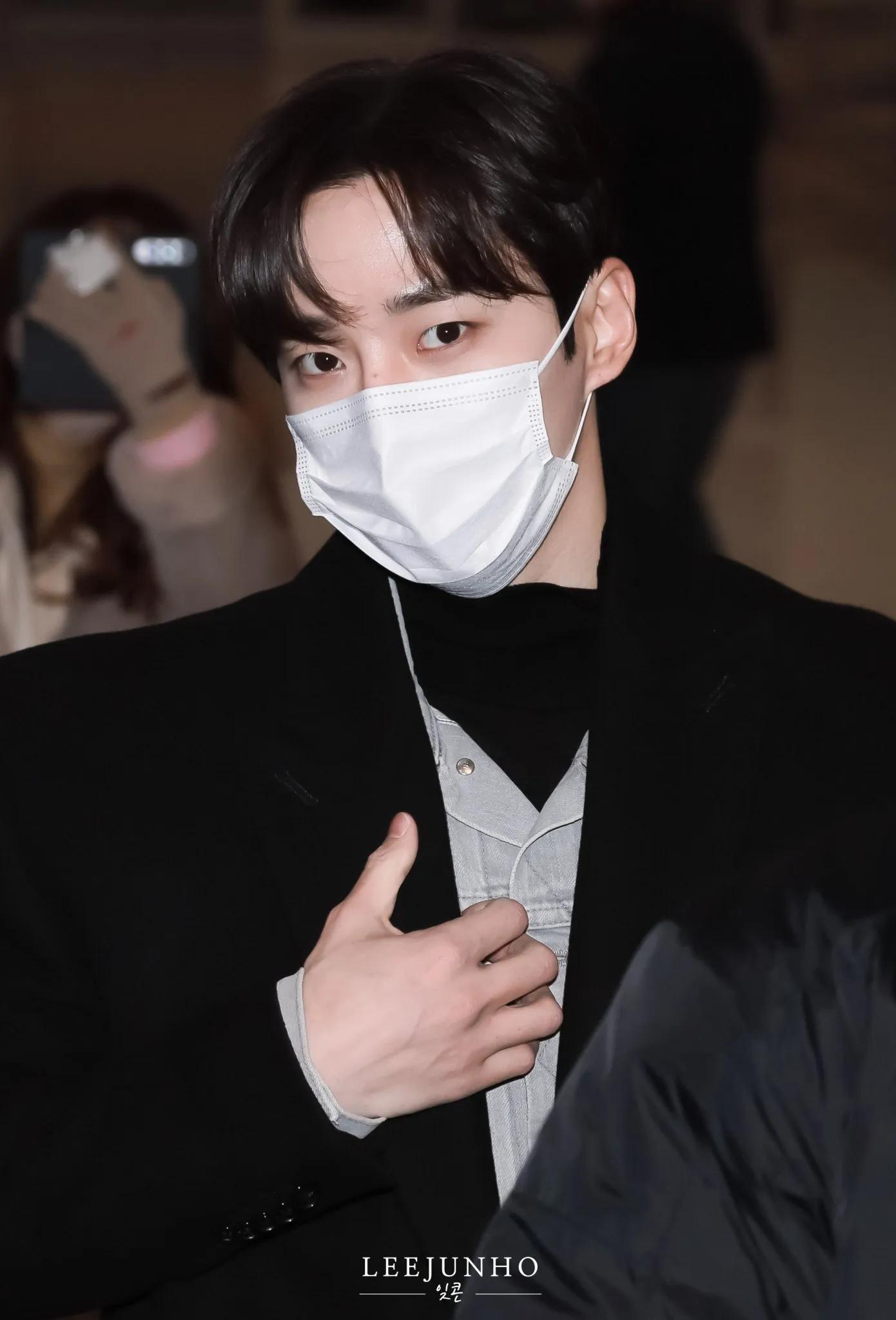 Photo of Li Junhao at Incheon Bangkok Airport on January 27 - iNEWS