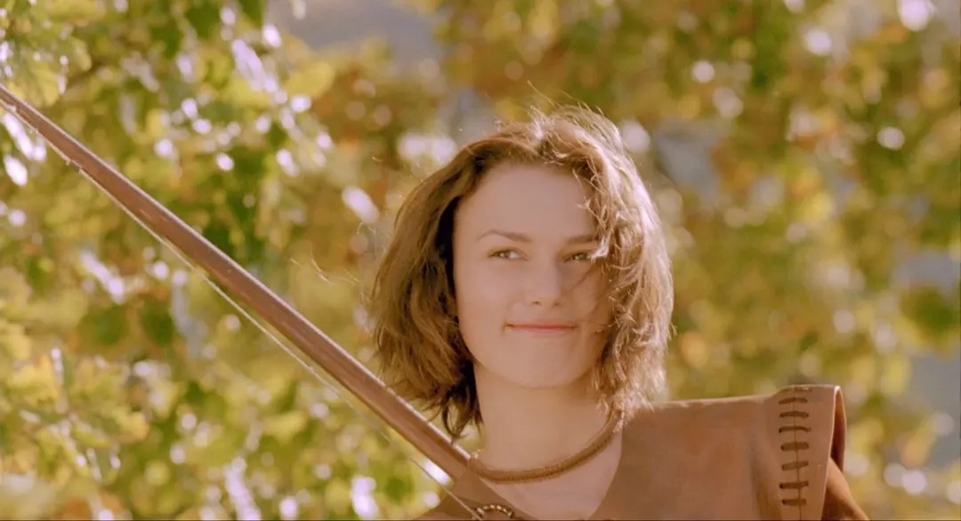 Sixteen-year-old Keira Nellie in the movie "Arrows of Robin Hood" is ...