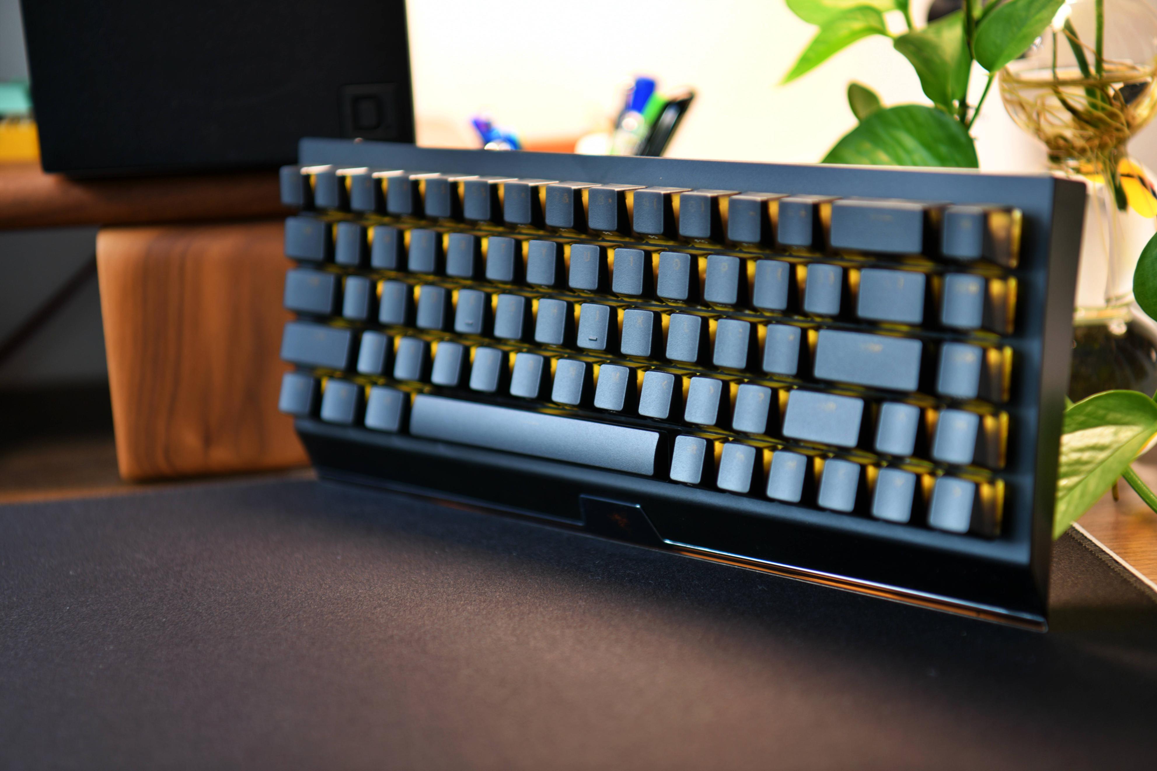 Exquisite desktop layout, a must for coding: Razer Black Widow Spider ...