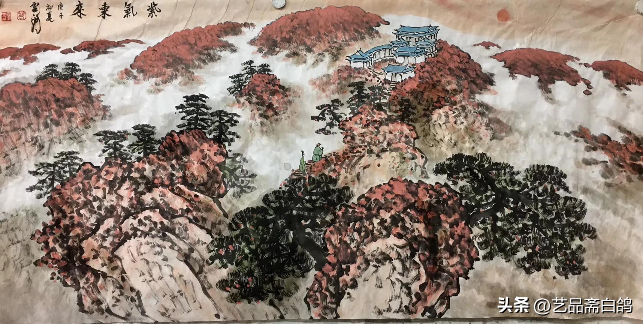Appreciation of landscape painting of Ge Yunchi - iNEWS