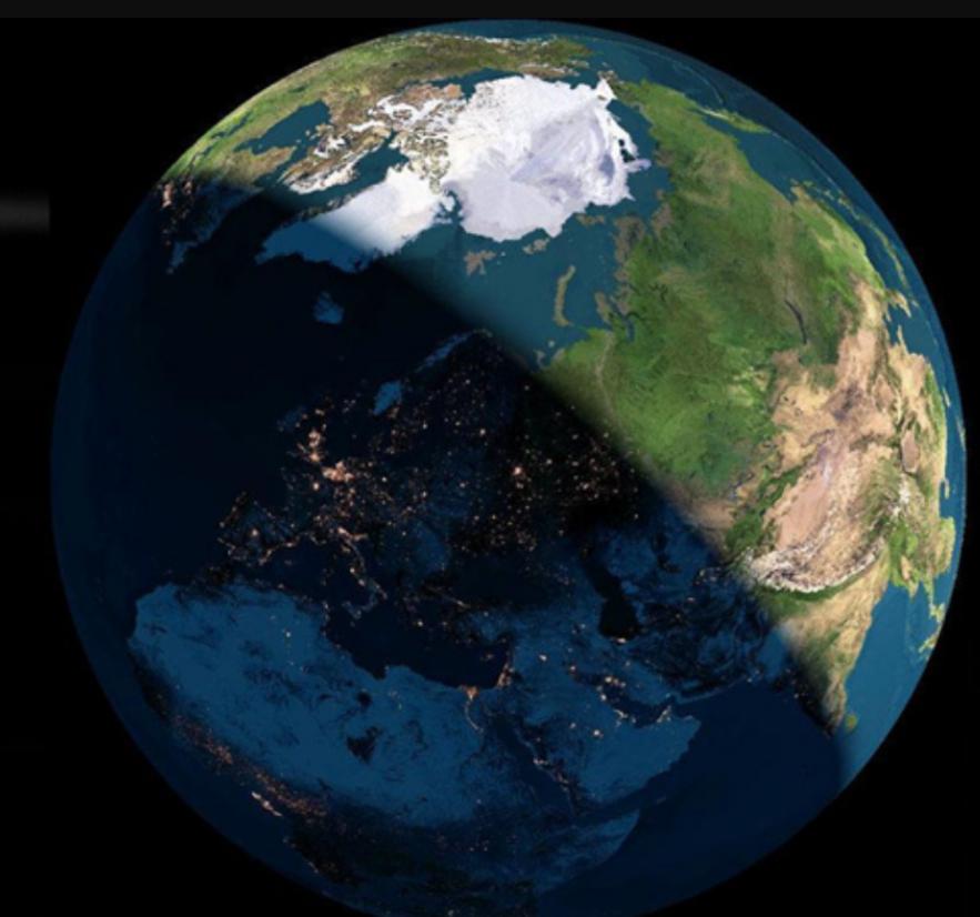 The earth starts to speed up? The rotation day is less than 24 hours ...