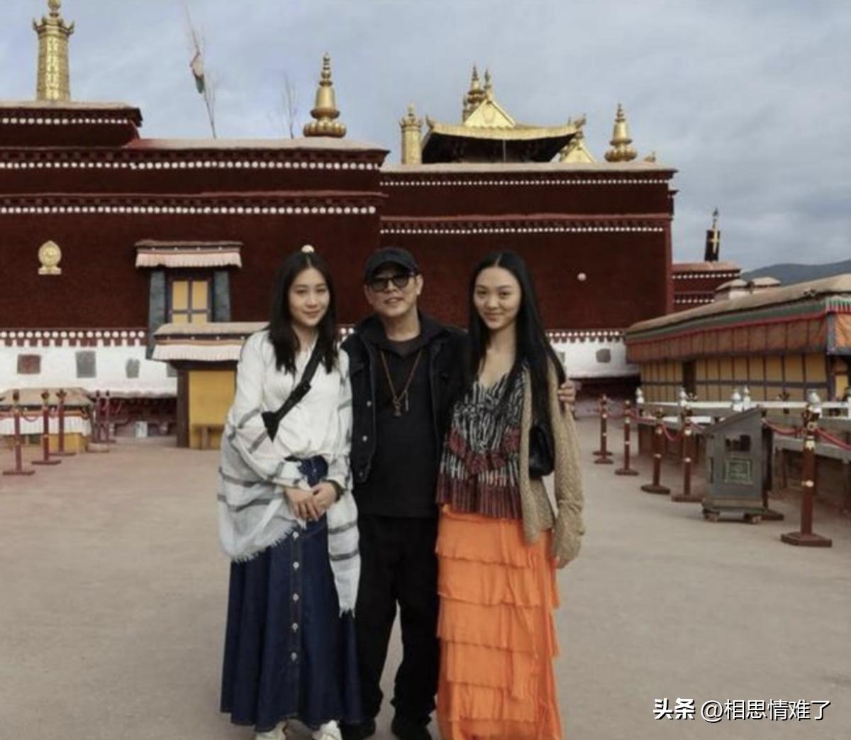 Jet Li's youngest daughter shared a photo of her and her two daughters ...