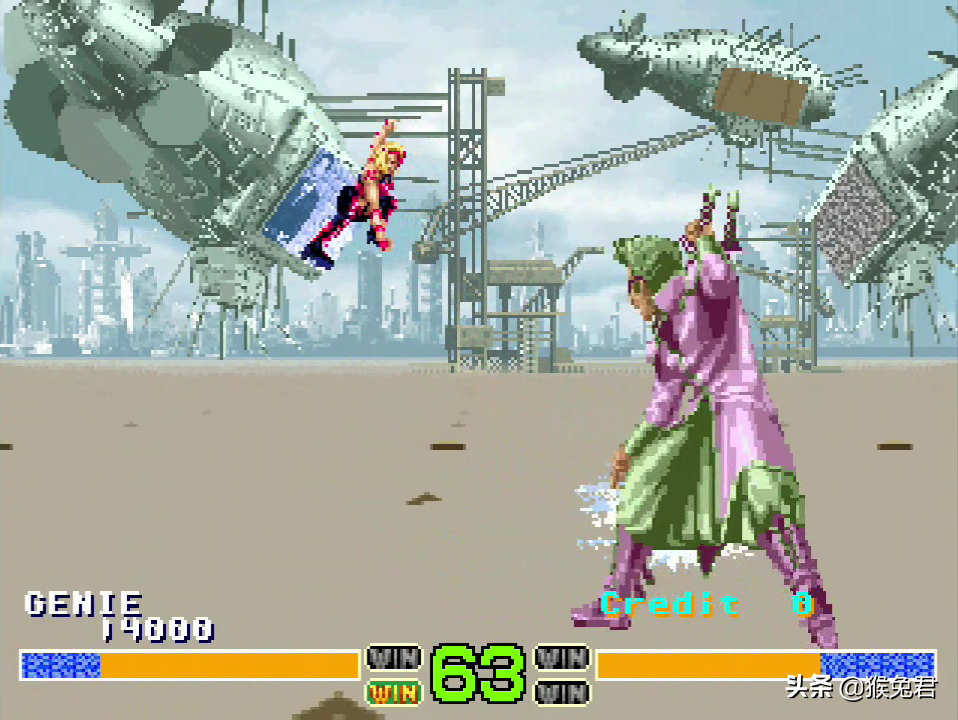 The first 3D fighting arcade game in the history of "Dark Edge", have ...